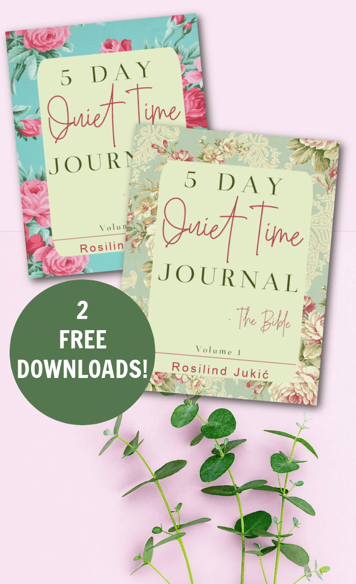 5 Day Quiet Time Journal - the Bible - FREE PRINTABLE - A Little R & R