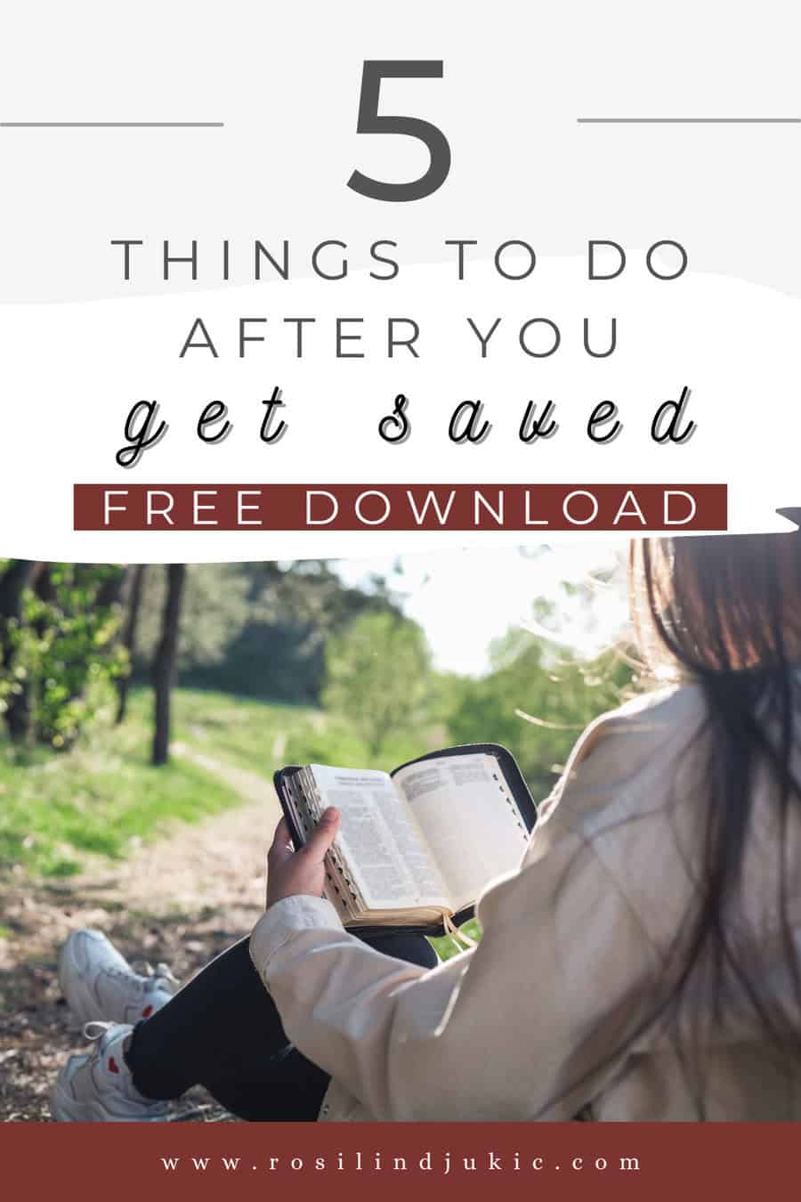 5 Things to Do After You Get Saved - A Little R & R