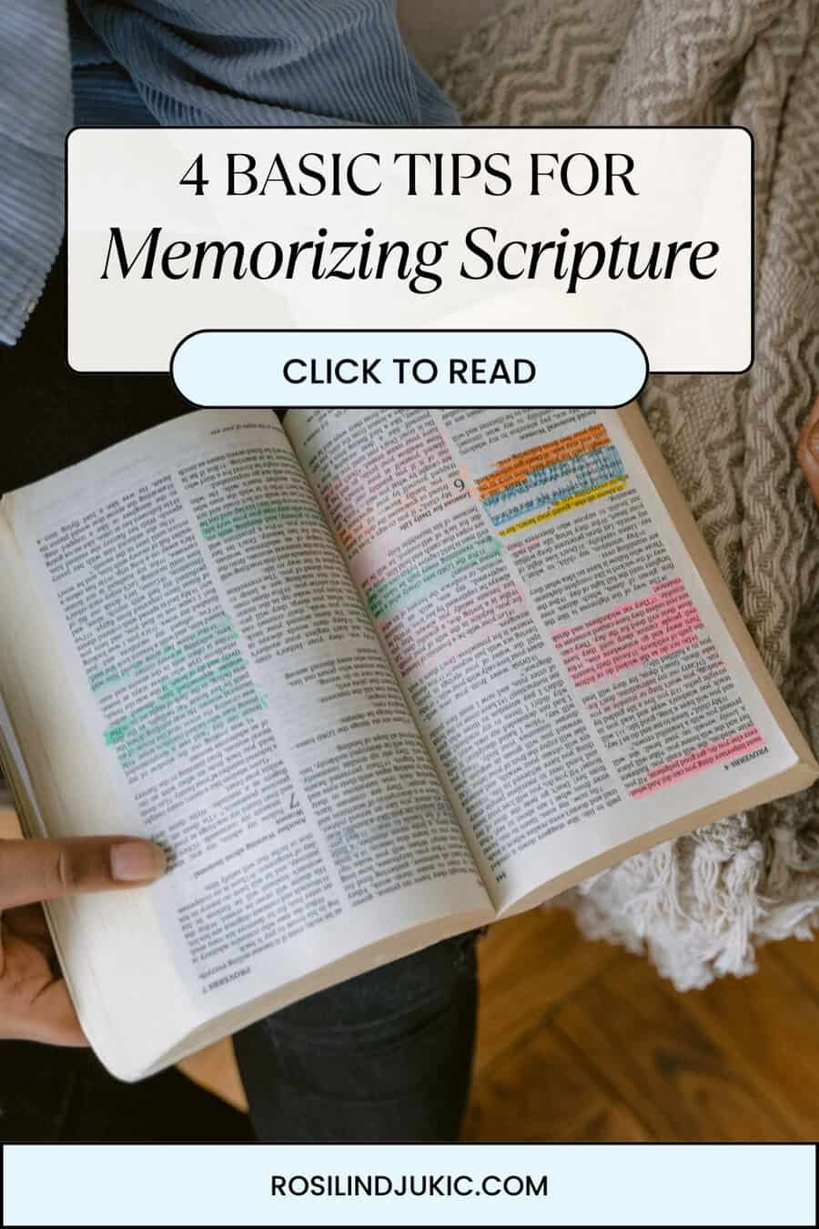 4 Basic Tips for Memorizing Scripture - A Little R & R