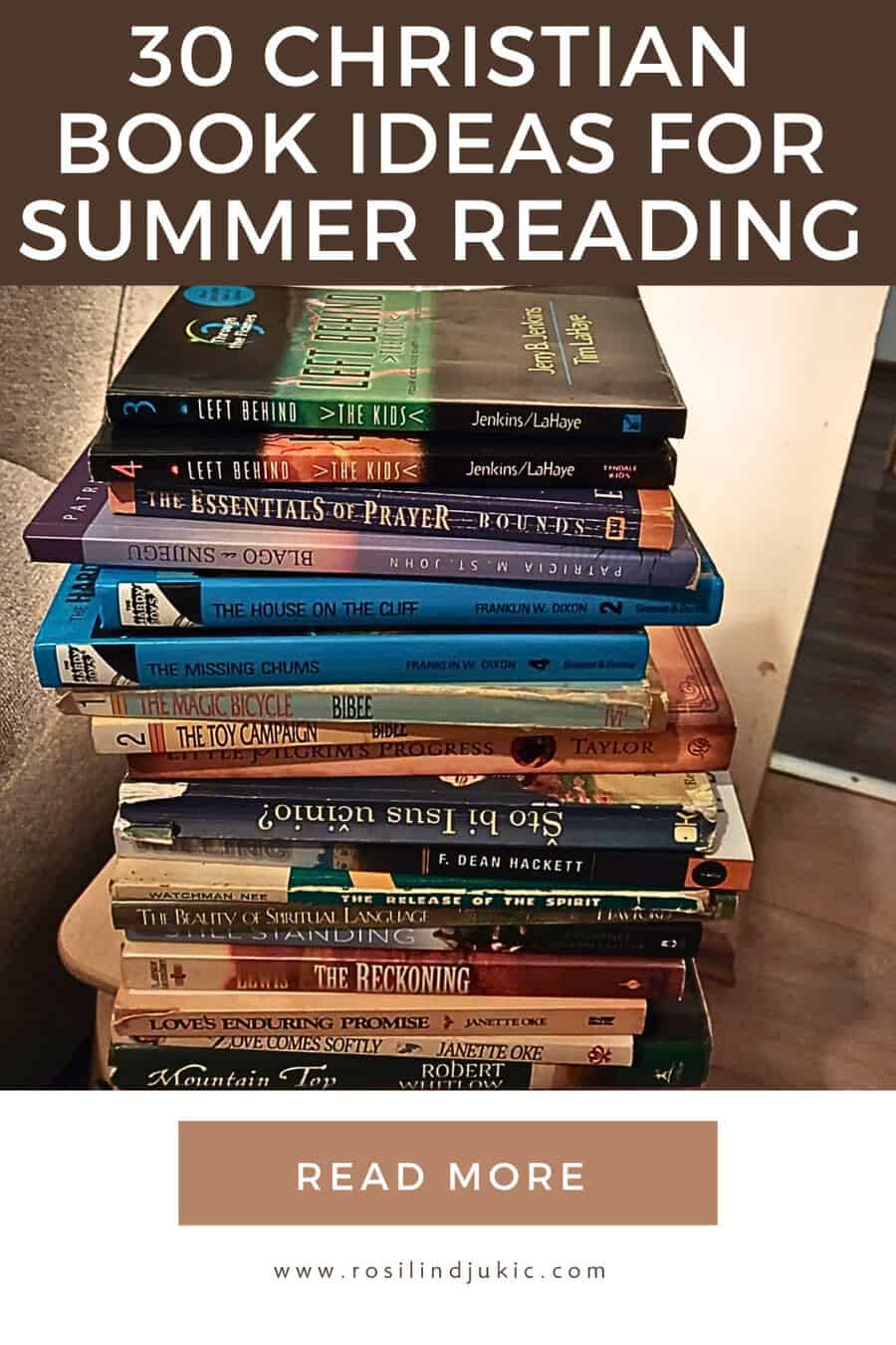 30 Christian Book Ideas for Summer Reading - A Little R & R