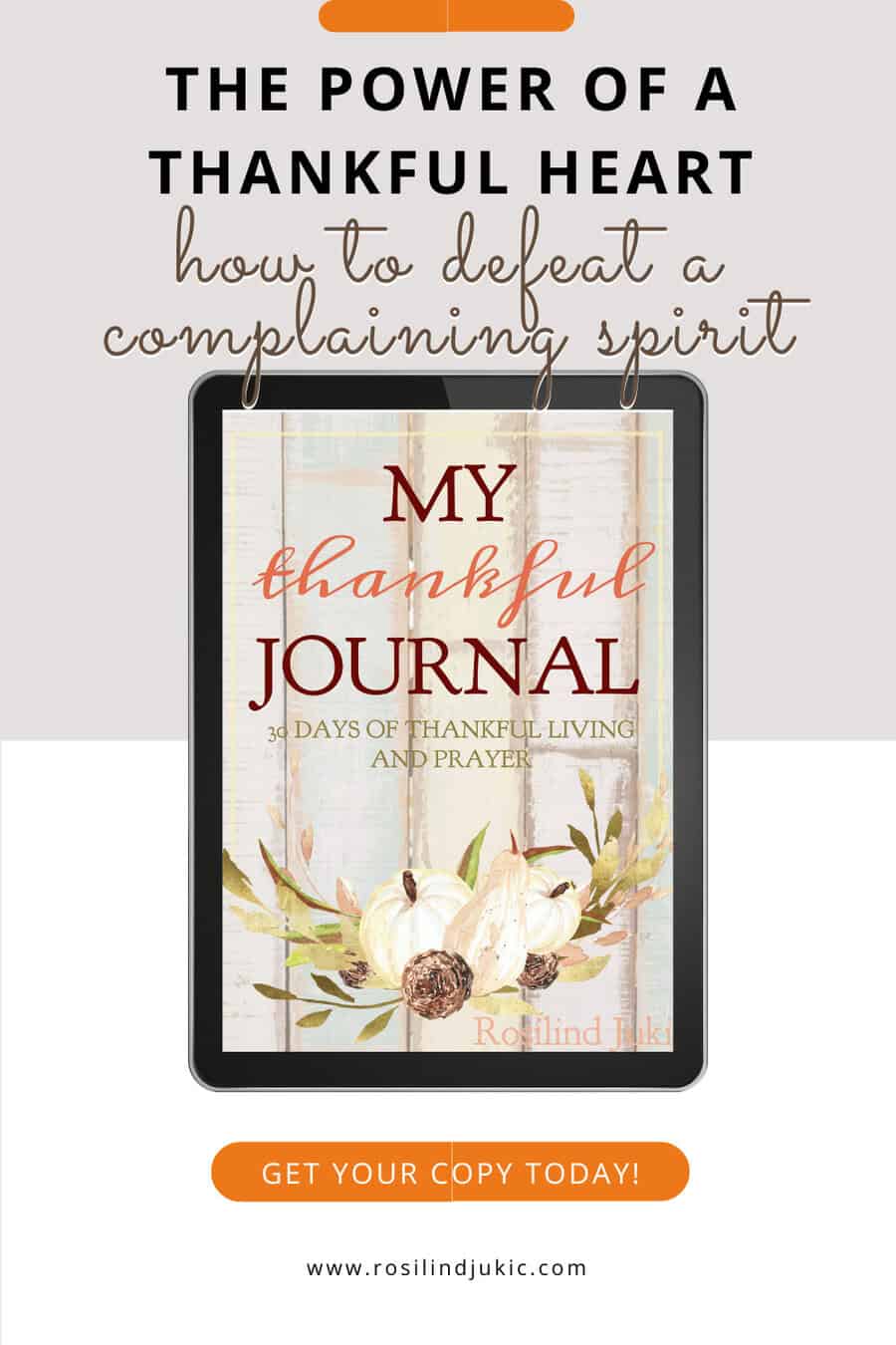 My Thankful Journal - Free Download - A Little R & R